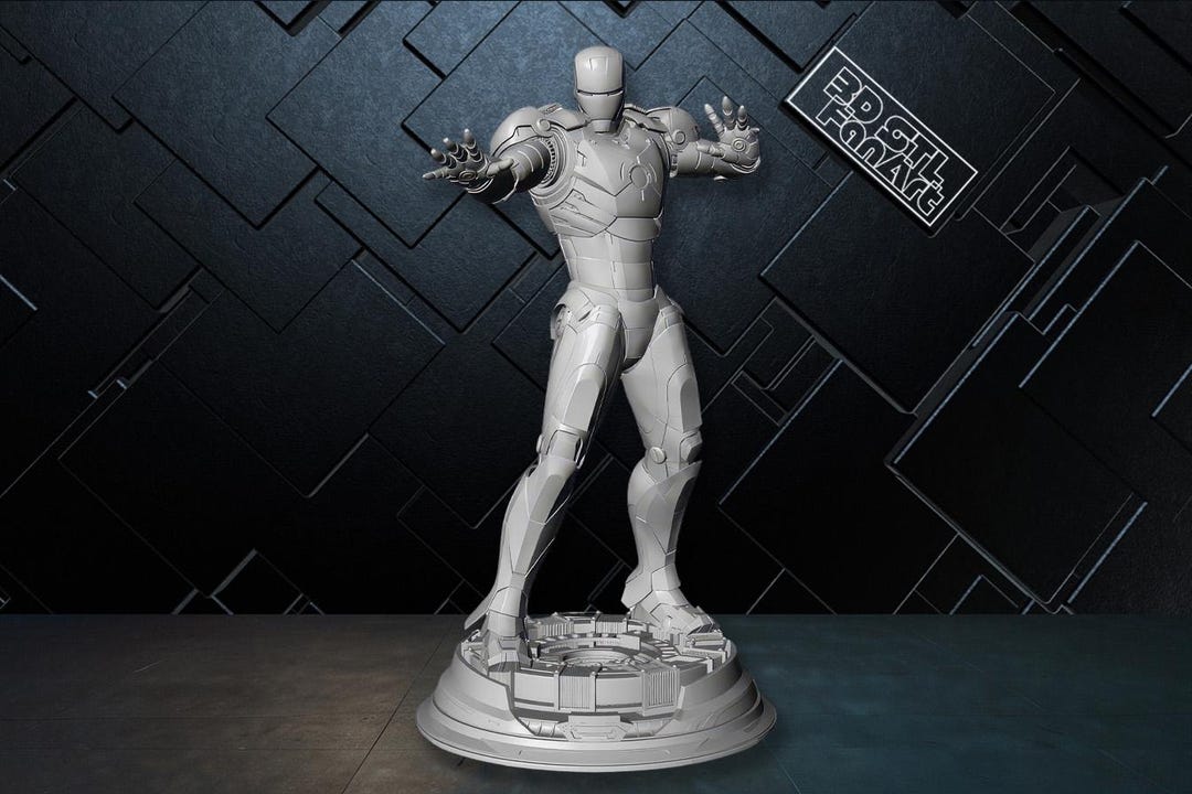 Iron Man 3D STL File | Highly Detailed Superhero Model | Printable ...