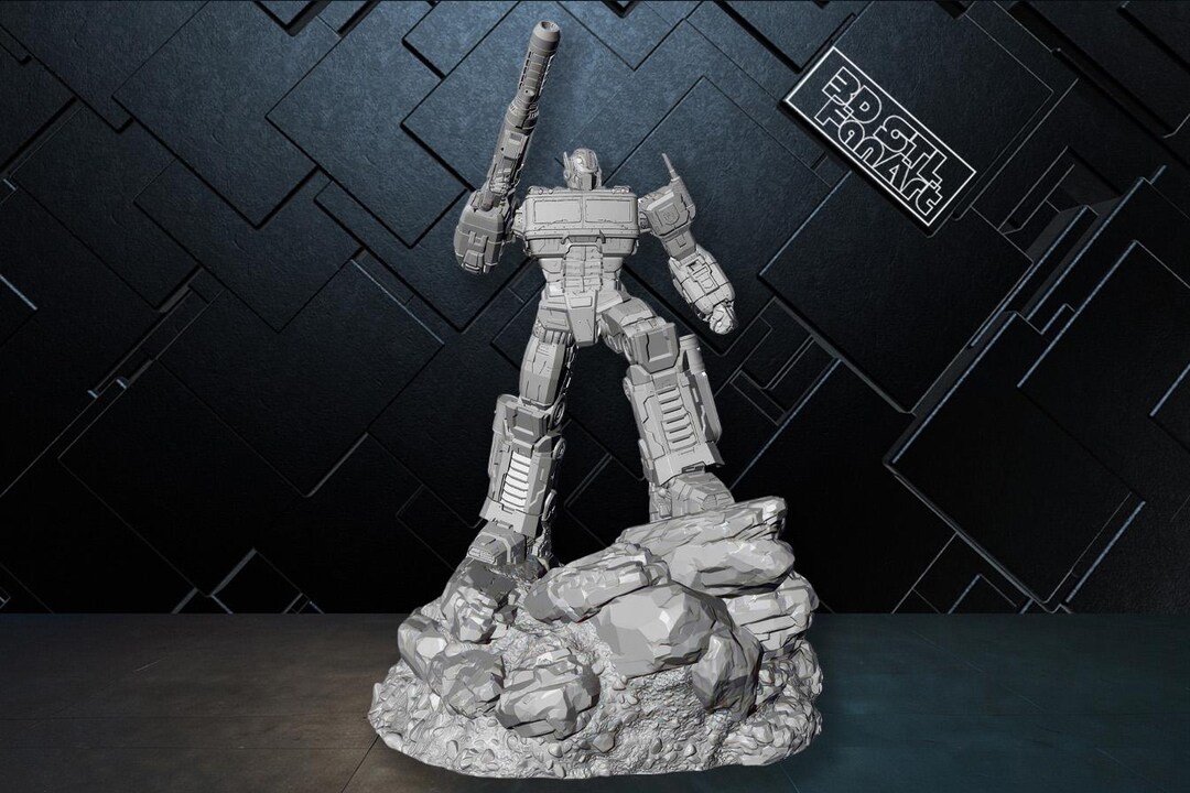 Optimus Prime 3D STL Print File - High Detailed Digital Model for 3D ...