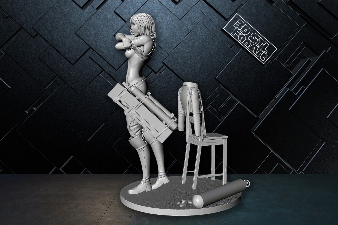 Anime Girl Model 3D STL Files High Quality and Detailed Designs ...