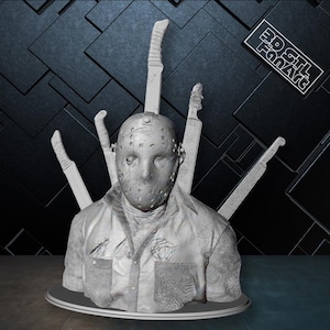 Jason Bust 3D STL Print File | Iconic Horror Villain | Highly Detailed ...