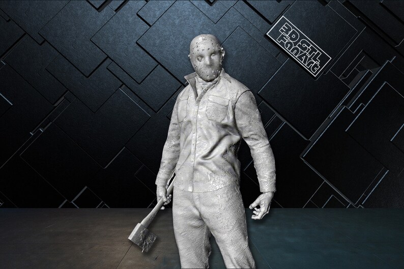 Jason Statue 3D STL Files, High Quality, Digital 3d Files, Stl Printing ...