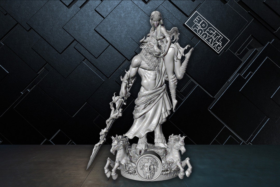 Minotaur 3D STL File | Mythical Beast Digital Model | Ultra High Detail ...