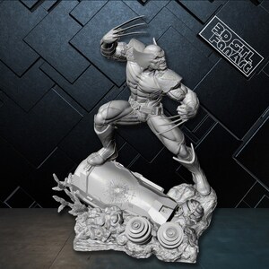 Wolverine Statue 3D STL Files, High Quality, Digital 3d Files, Stl ...