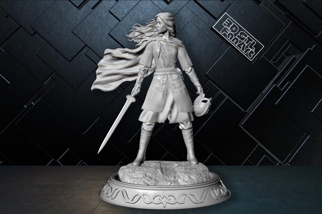 Eowyn 3D STL File | LOTR Iconic Character | Detailed Warrior Statue for ...