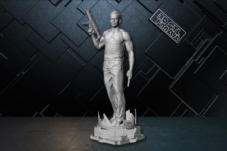 Die Hard Bruce Willis 3D STL Files, High Quality, Digital 3d Files, Stl ...