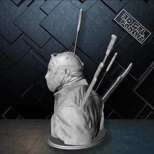 Jason Bust 3D STL Print File | Iconic Horror Villain | Highly Detailed ...