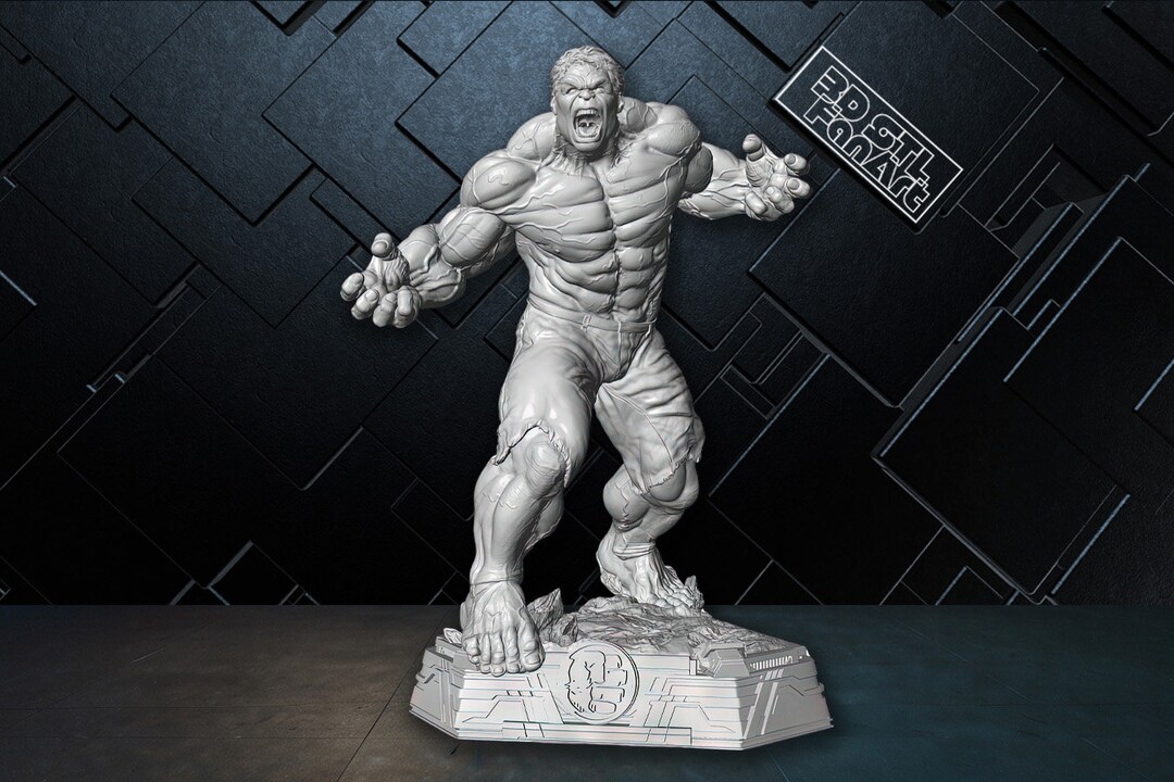 Arquivo STL 3D Hulk Modelo forte e detalhado Arquivo STL 3D ...
