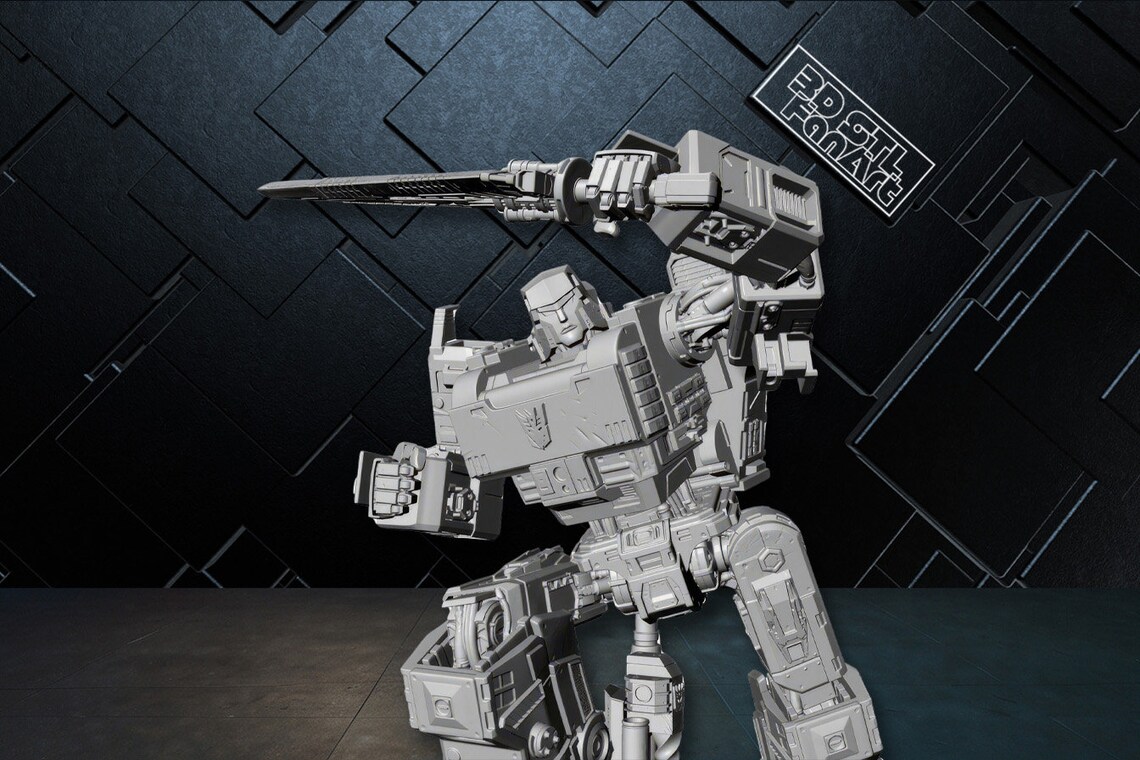 Megatron 3d Stl Files High Quality Digital 3d Files Stl Printing Stl ...