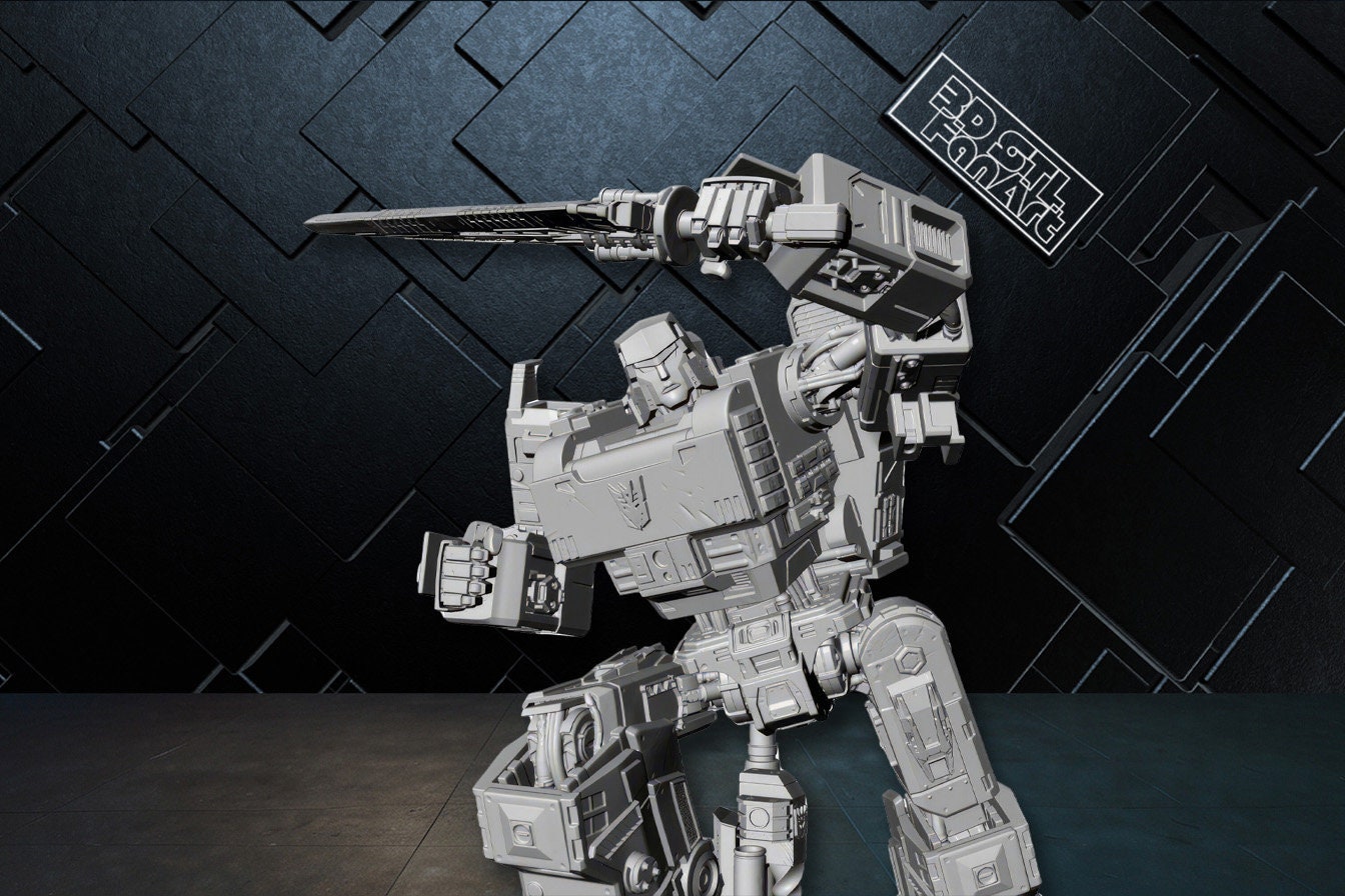 Megatron 3d Stl Files High Quality Digital 3d Files Stl Printing Stl ...