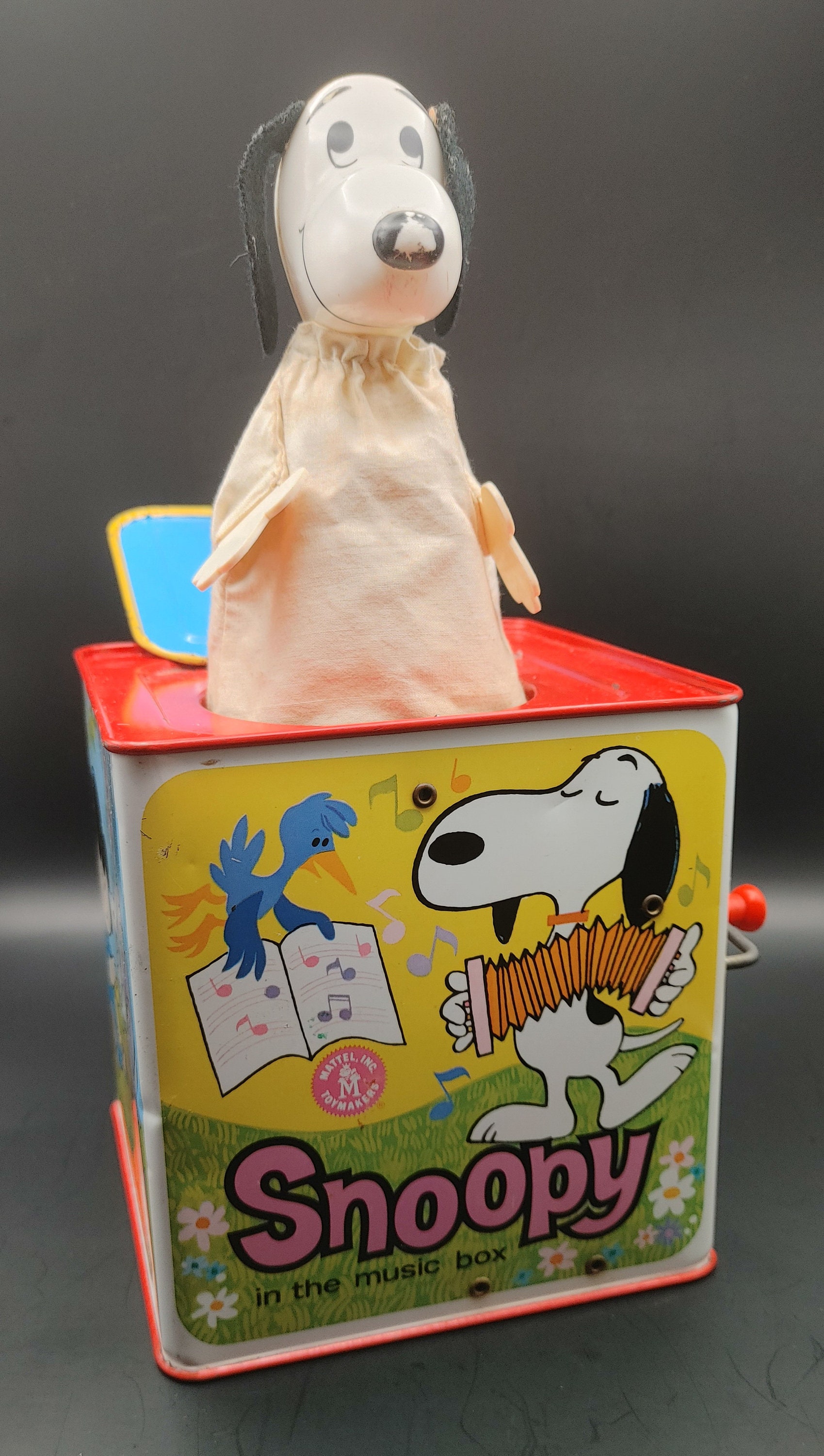 vintage snoopy snoopy toy box Vintage Mattel 1960's Snoopy in the Music ...