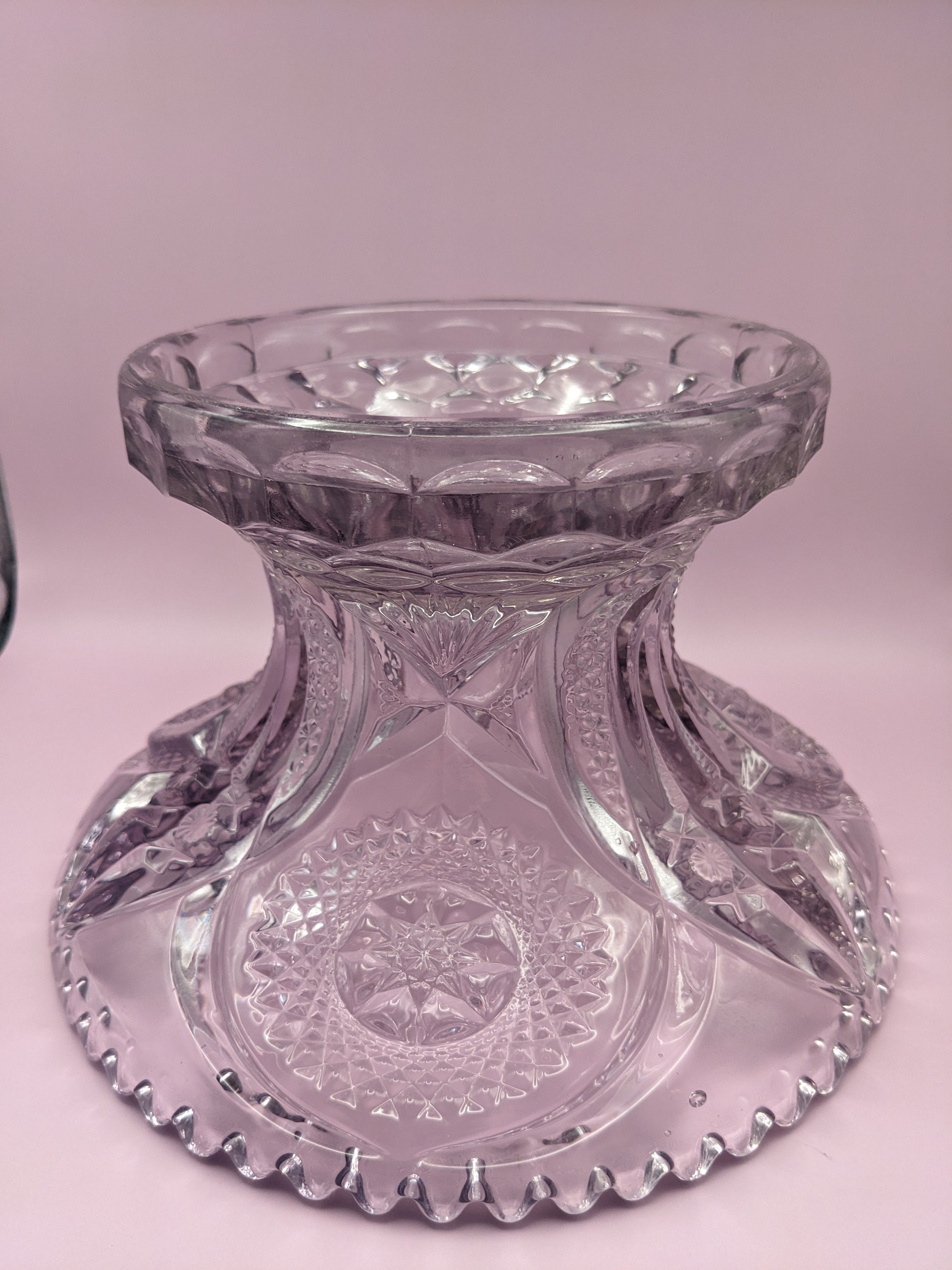 Antique Cambridge Marjorie Pattern Punch Bowl Stand - Etsy