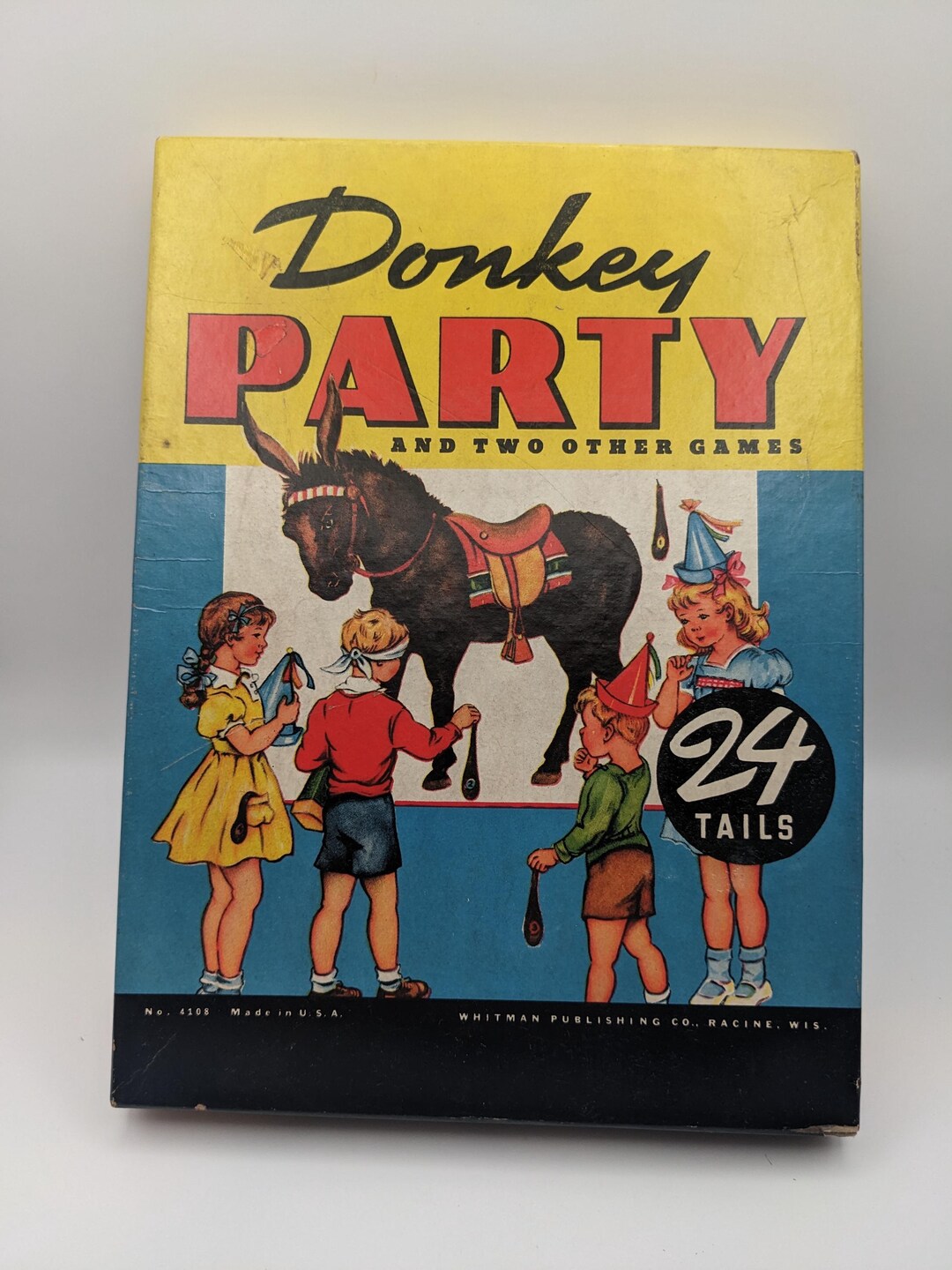 Vintage Donkey Party Pin the Tail on the Donkey Kids Game - Etsy