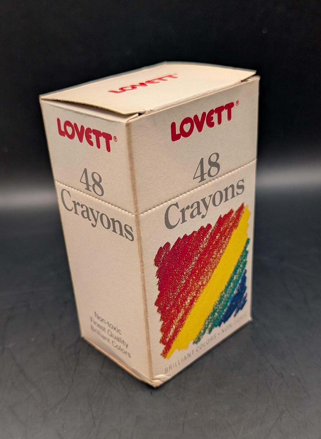 Vintage 1986 Lovett 48 Crayons • Unused in Original Box - Etsy