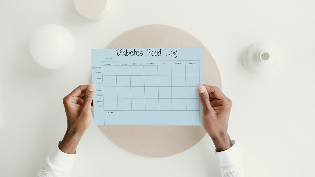 Diabetes Food Log, Printable Meal Planner, Carb Tracking Chart ...