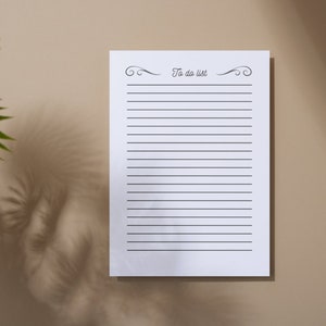 Printable To-do List Template A4 & A5 Editable Canva Link - Etsy