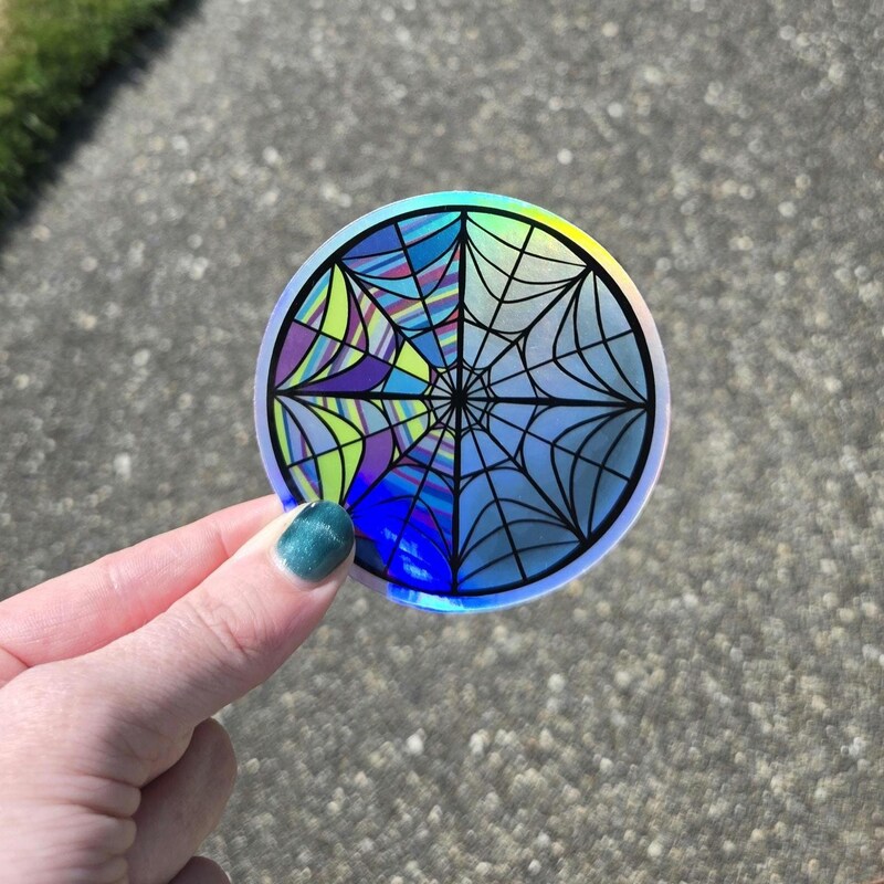 Wednesday Stained Glass Window - Etsy