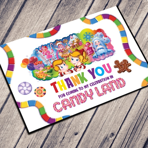 Candy Land Game Board Paper - Etsy