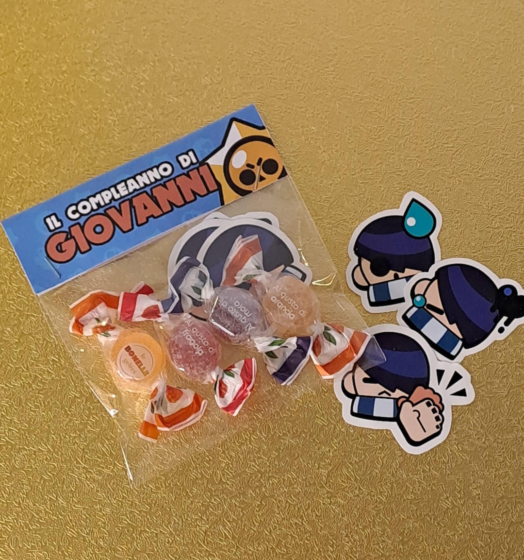 Personalized Candy and Sticker Gift Bag for Friends and Classmates - Etsy