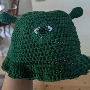 Alien Shrek Hat Pattern | Crochet Pattern | Bucket Hat Pattern - Etsy