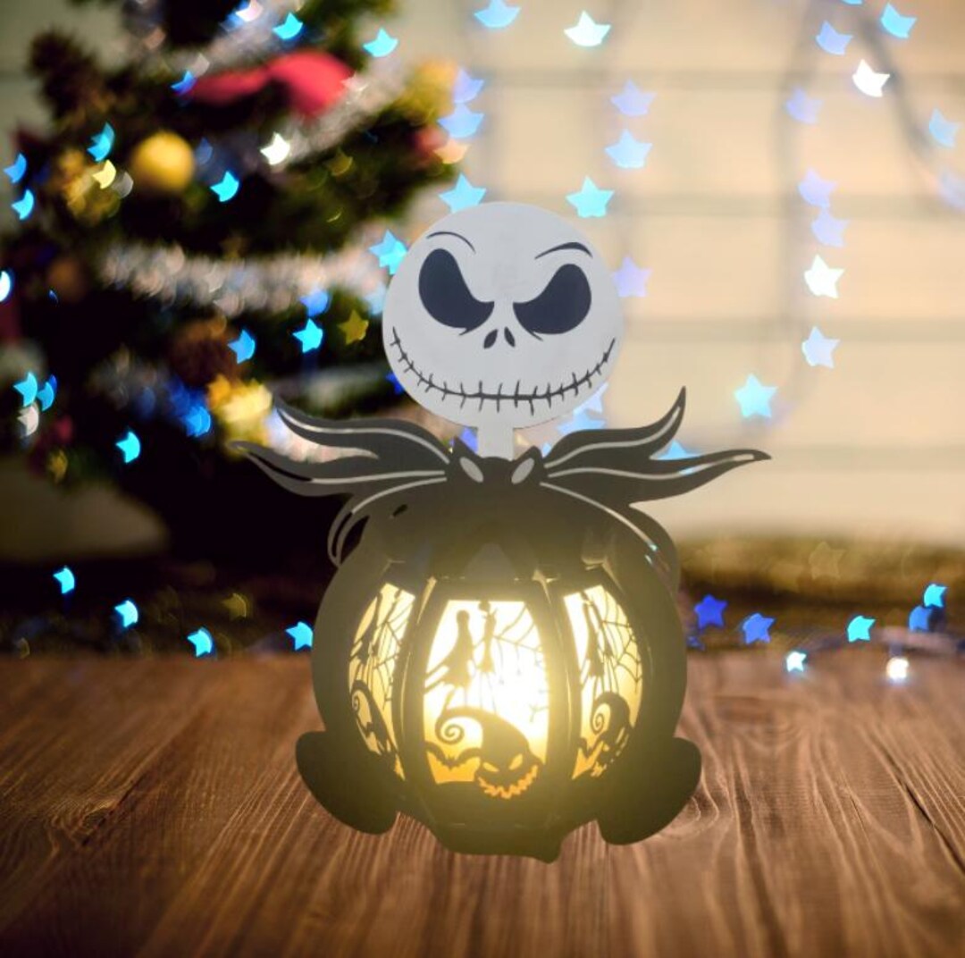 Movie Horror Lantern Shadow Box SVG, Halloween Character Lantern Cut ...