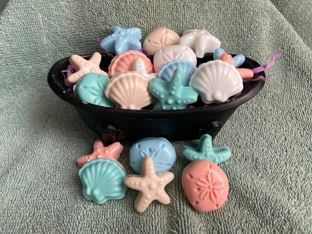 Mini Seashell Soaps: Beach Wedding Favors, Decorative Soaps (20 Pc) - Etsy