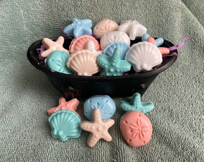 Special Order for Marianne Mini Seashell Soaps: Beach Wedding Favors ...
