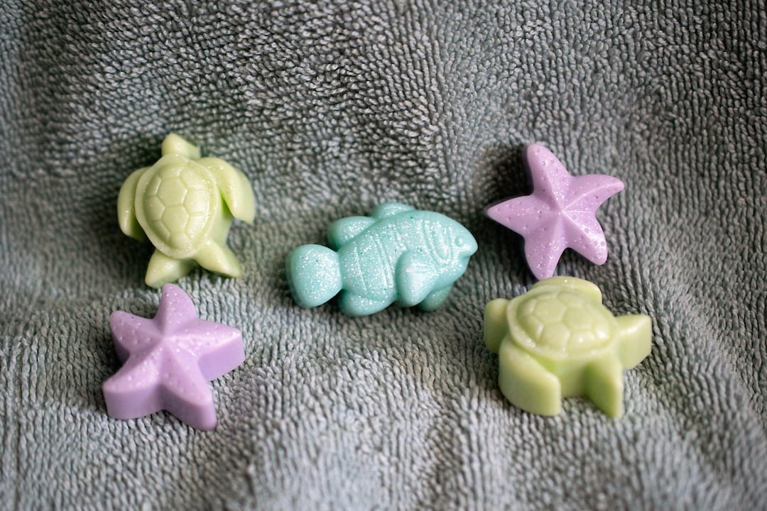Mini Sea Life Soaps: Turtle, Starfish, Fish - 14 Piece Set - Etsy