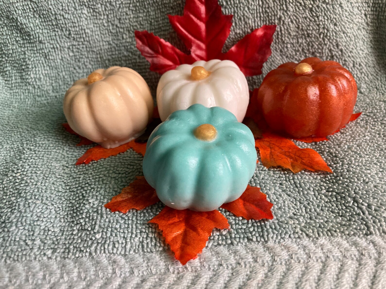 Mini Pumpkin Soap Set: Fall Scented Decorative Soaps - Etsy