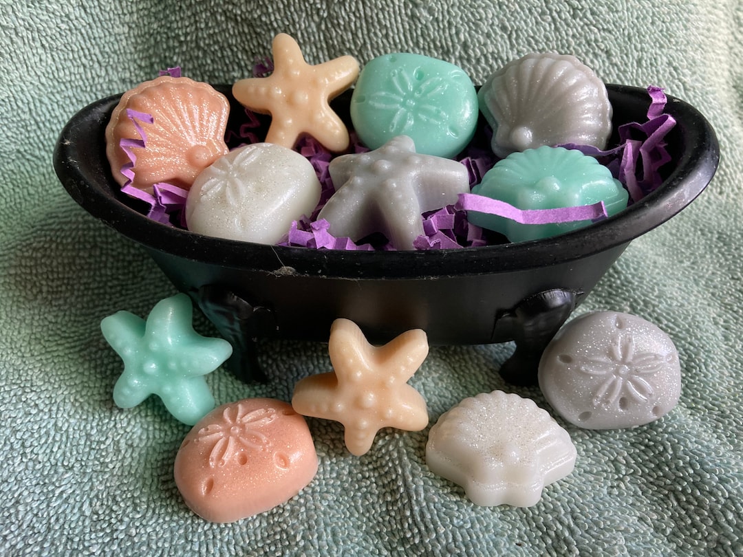 Mini Seashell Soaps: Beach Wedding Favors, Decorative Soaps (20 Pc) - Etsy