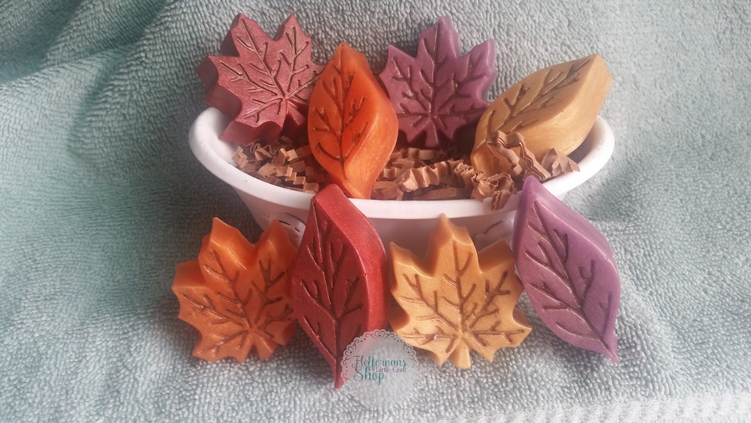 Fall Leaf Soap Set: Autumn Wedding Favors, Guest Soaps - Etsy