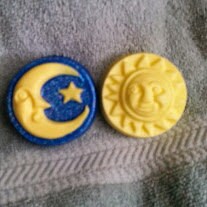 Moon and Sun Soap Set Celestial Soap Set Party Favor Man - Etsy