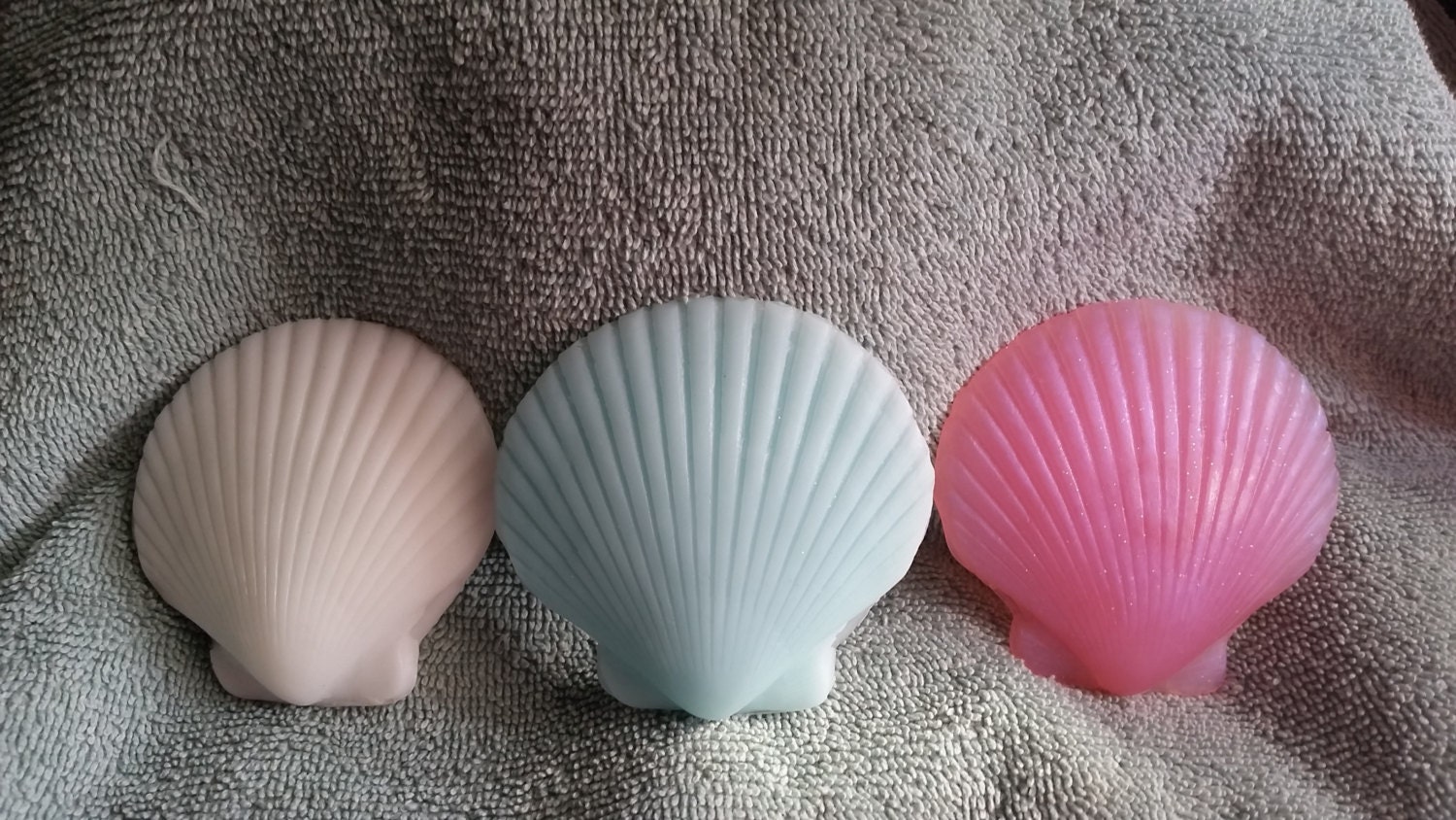 Seashell Soap Set Beach Theme Shoremother's Day - Etsy