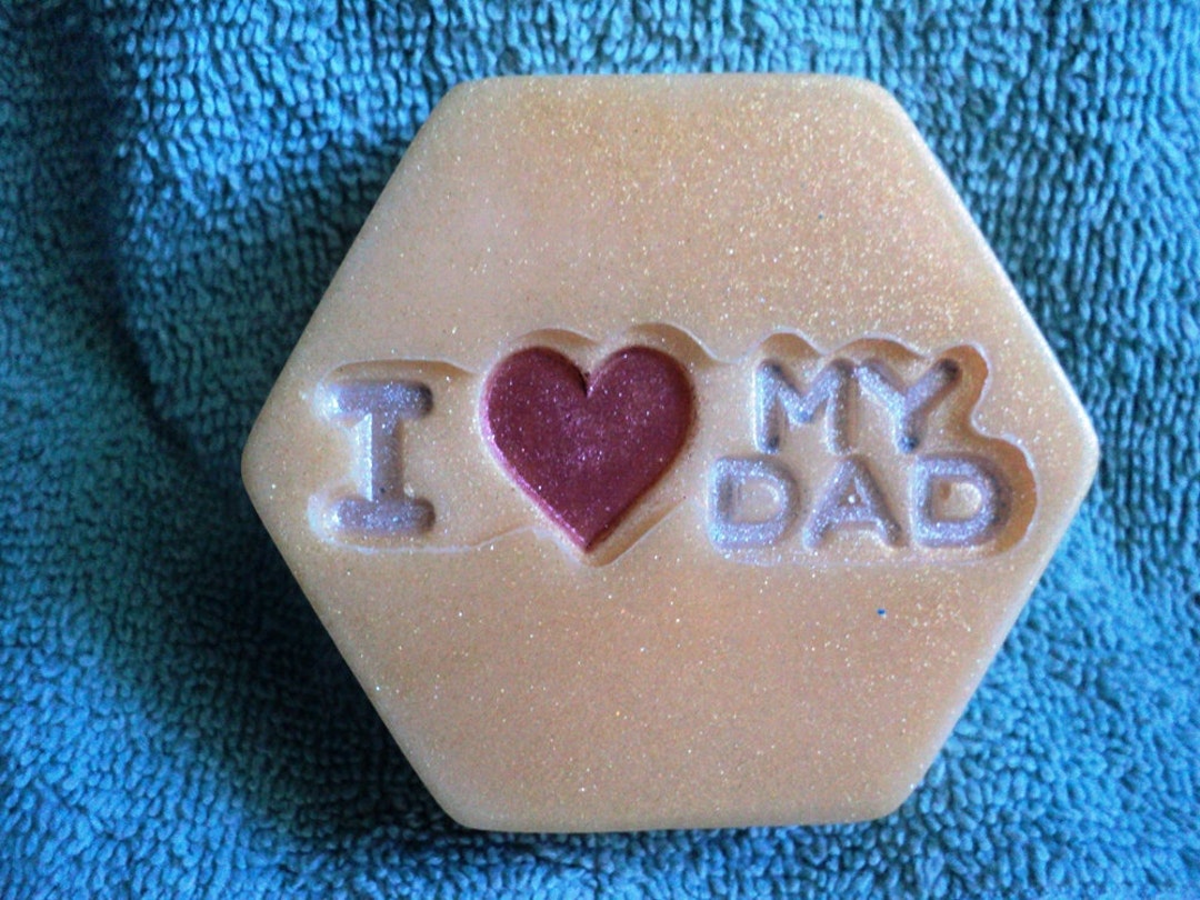 I Heart My Dad Soap: Octagon Novelty Gift - Etsy
