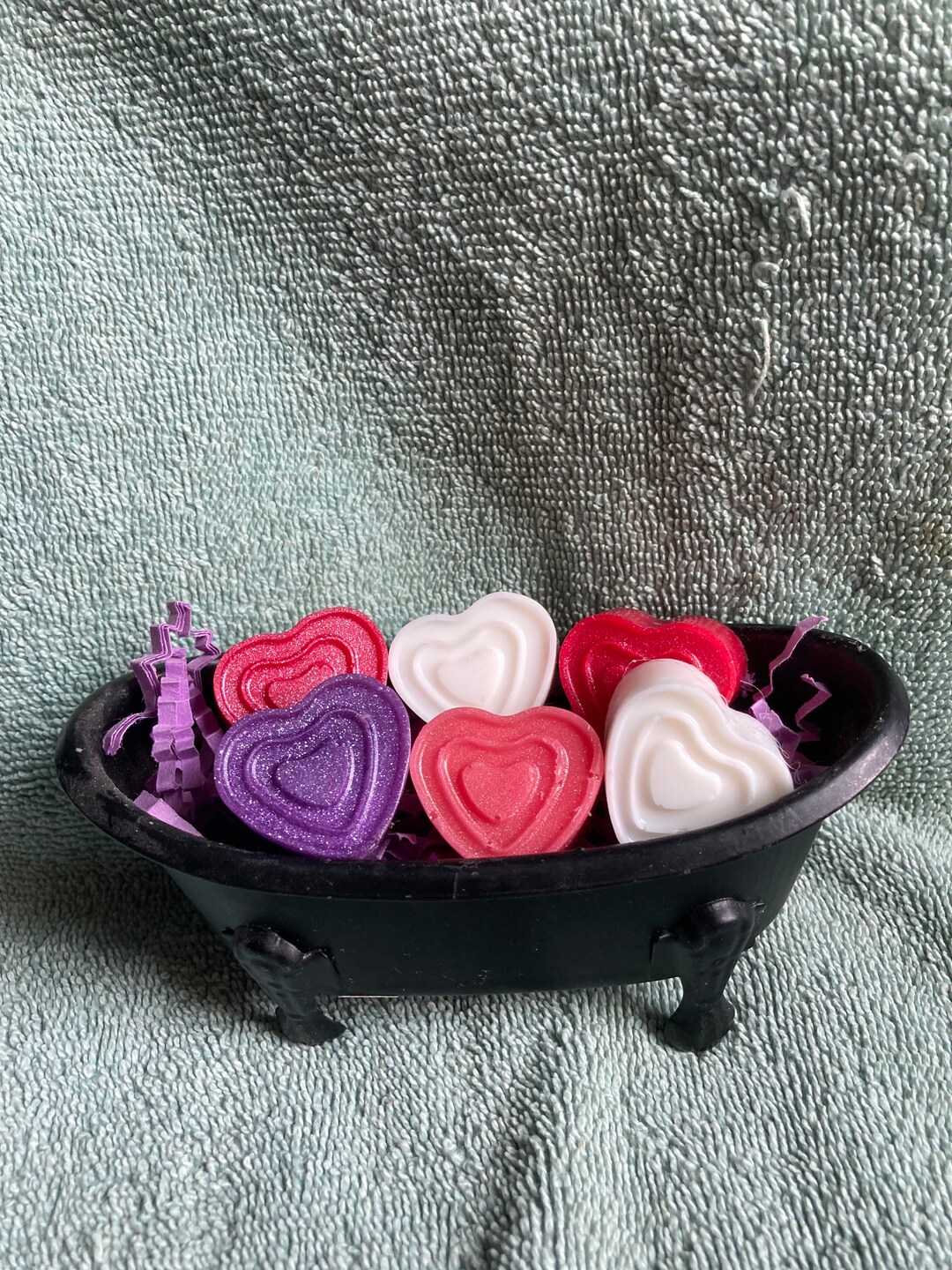 Mini Heart Soaps: Valentine's Day Favors, Bridal Shower Soaps (14 Pc ...