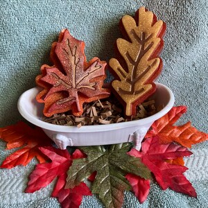Fall Leaf Soap Set - Fall Soap,fall Leaves, Autumn, Fall Weddings, Bridal Showers, Guest Soaps ...