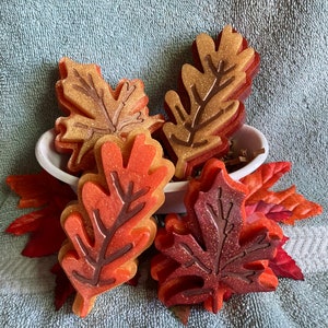 Fall Leaf Soap Set - Fall Soap,fall Leaves, Autumn, Fall Weddings ...