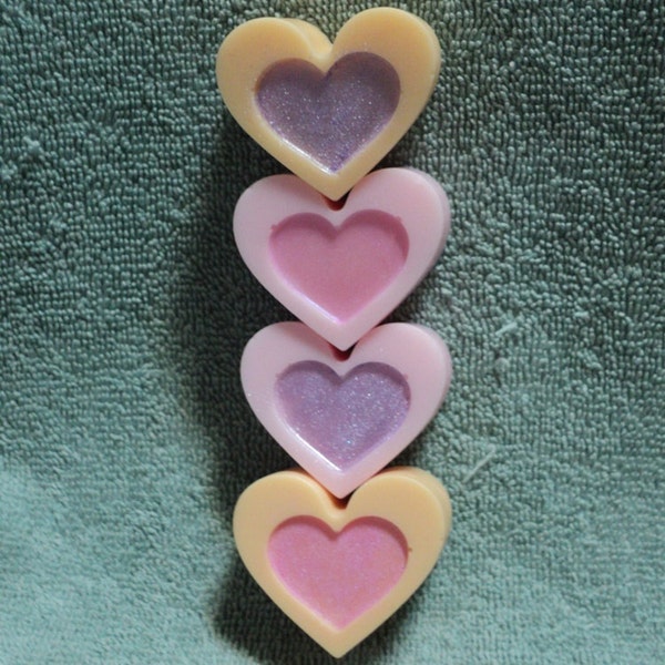 Heart Shaped Soaps Etsy
