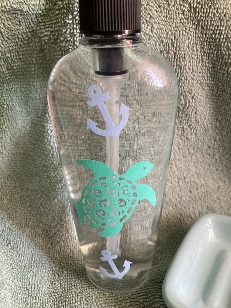 Sea Turtle Liquid Soap Dispenser: Nautical Bathroom Decor - Etsy