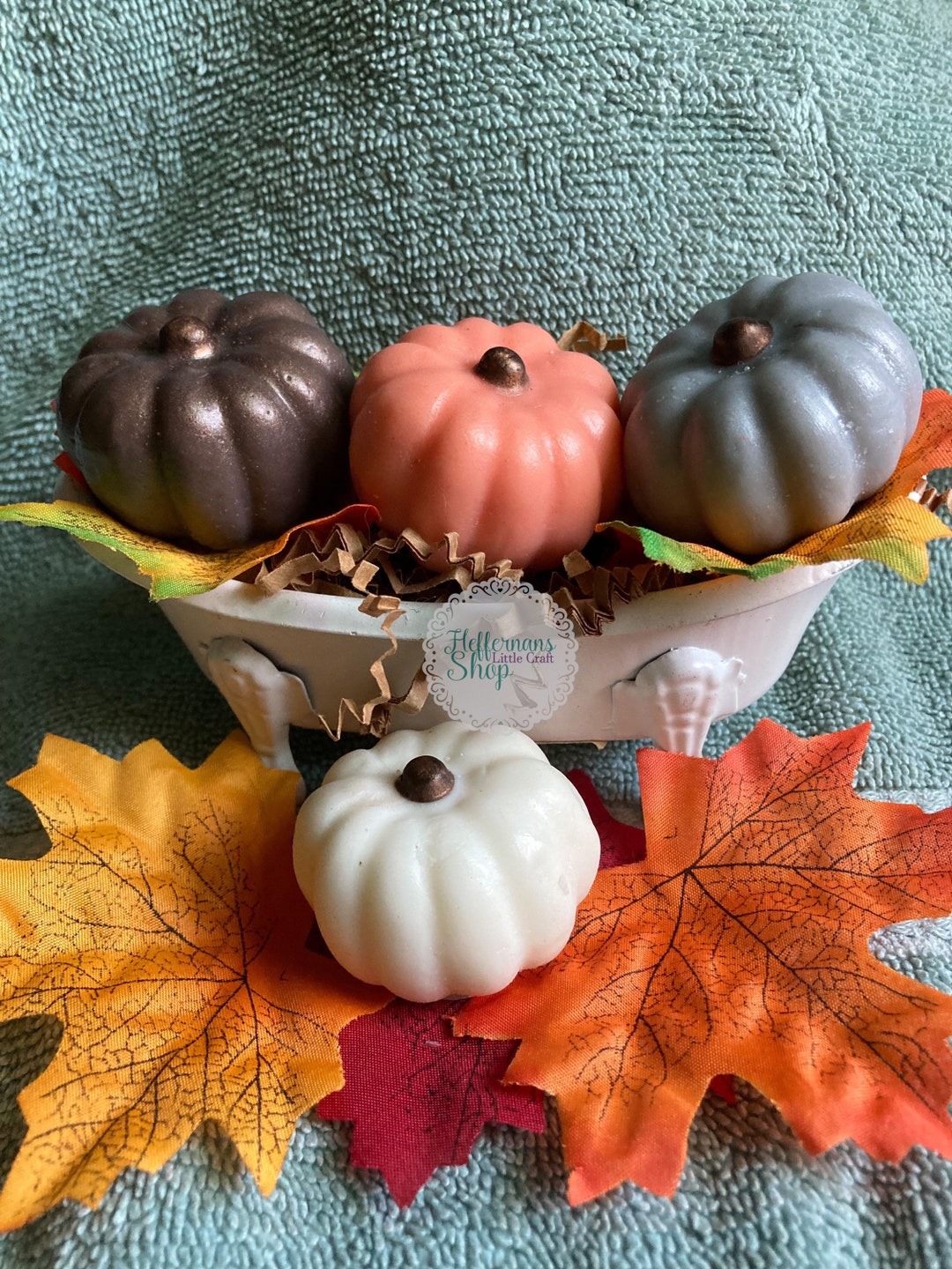 Pumpkin Soap Set - Mini Pumpkins, Fall, Autumn, Halloween, Decorative Soaps, Thanksgiving Gifts ...