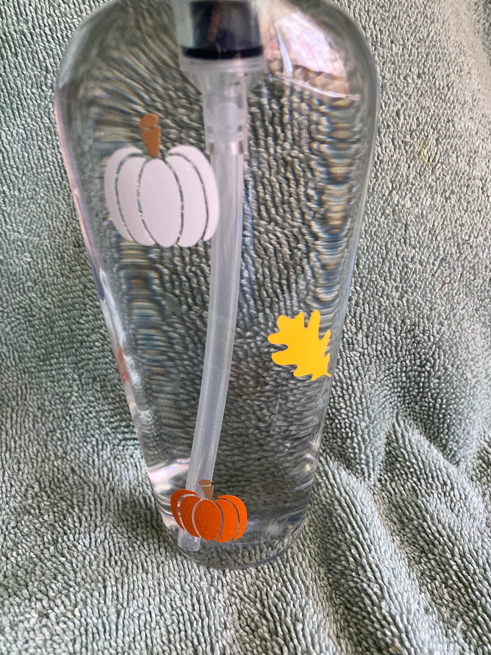 Fall Leaf Soap Dispenser: 8oz Plastic Bottle, Paraben-free - Etsy