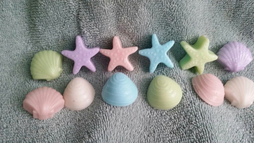 Mini Seashell Soaps: Beach Wedding Favors, Decorative Soaps - Etsy