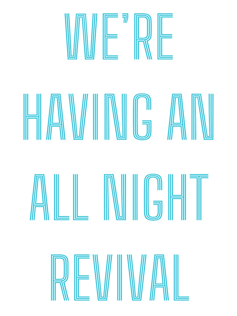 All Night Revival Wall Art Trendy Cowgirl Wall Art Cowgirl Coastal Blue ...