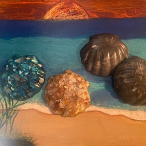 Seashell Collectors Beach Lovers Check Out These Handcrafted Epoxy ...