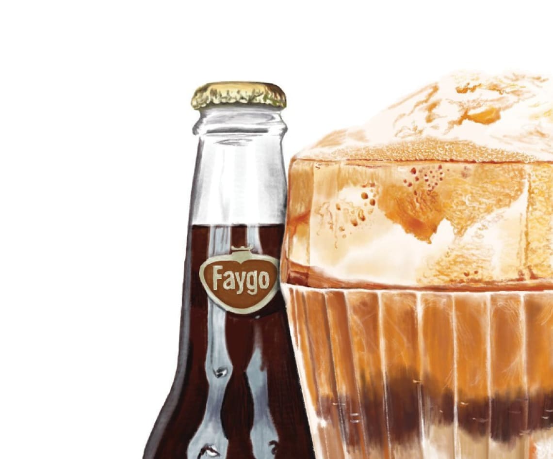 Faygo Rootbeer Float Digital Illustration Print - Etsy