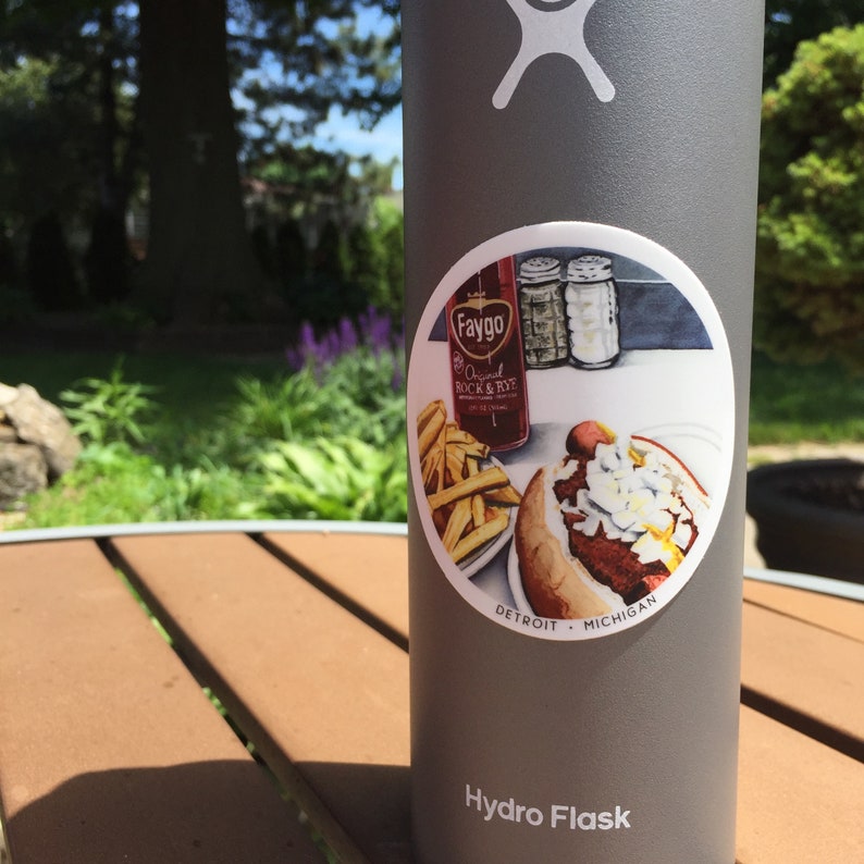 Faygo Rock and Rye Soda, Coney and Fries Vinyl Sticker - Etsy