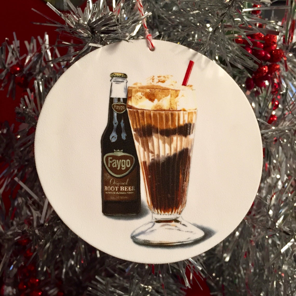 Faygo Rootbeer Float Digital Illustrated Shrink Film Holiday Christmas ...