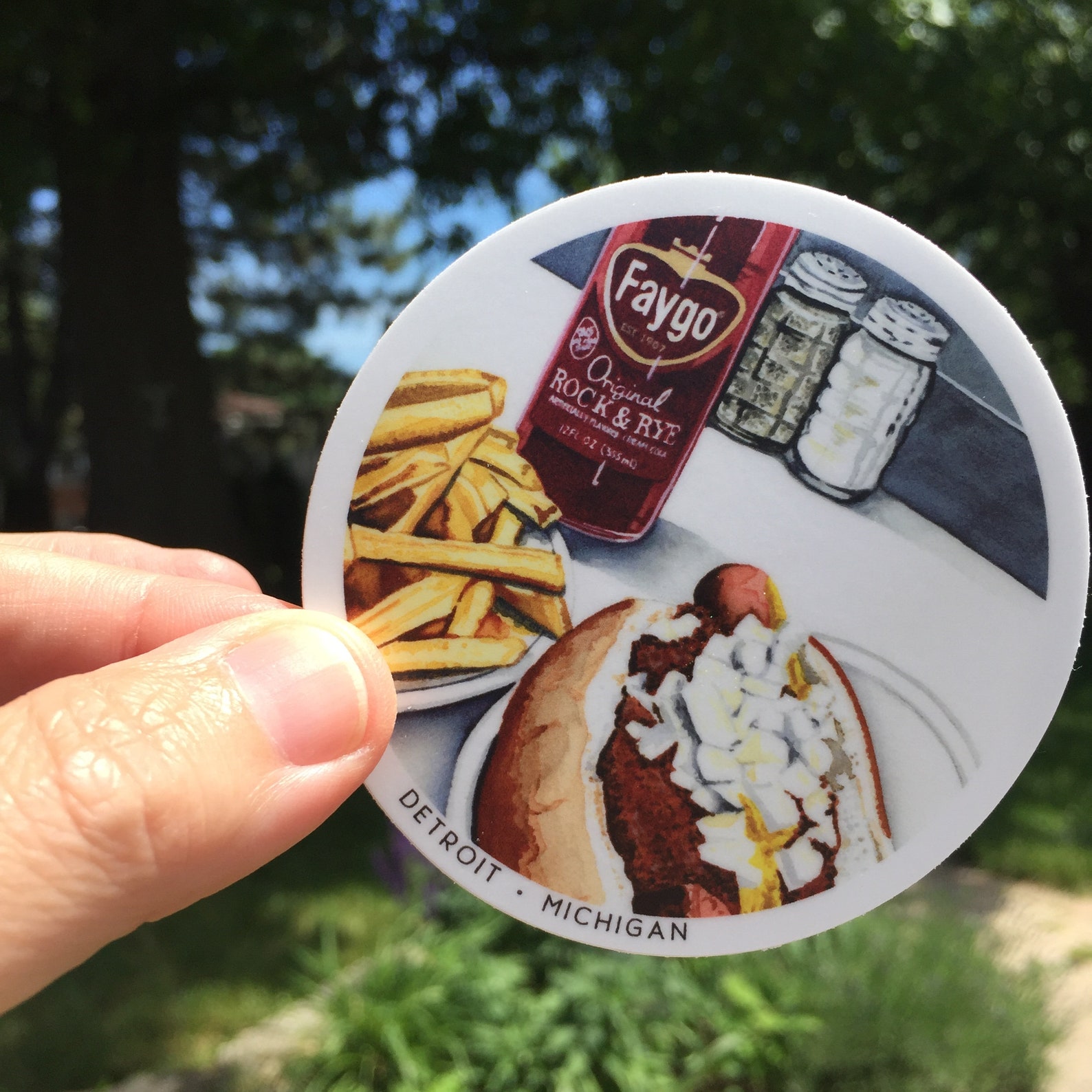 Faygo Rock and Rye Soda Coney and Fries Vinyl Sticker - Etsy