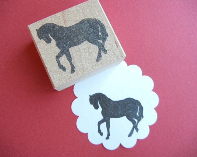 Horse Rubber Stamp, Horse Silhouette Stamp, Dressage Riding Stamp ...