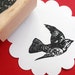 Rubber Stamp | Bird | Hand Carved Stamp | Mounted or Unmounted | Bird ...