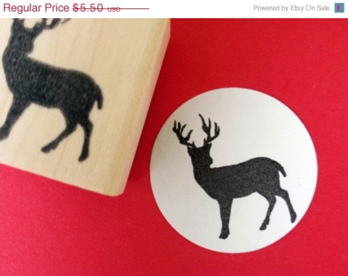 Buck Deer Rubber Stamp Photopolymer - by Blossom Stamps - Etsy